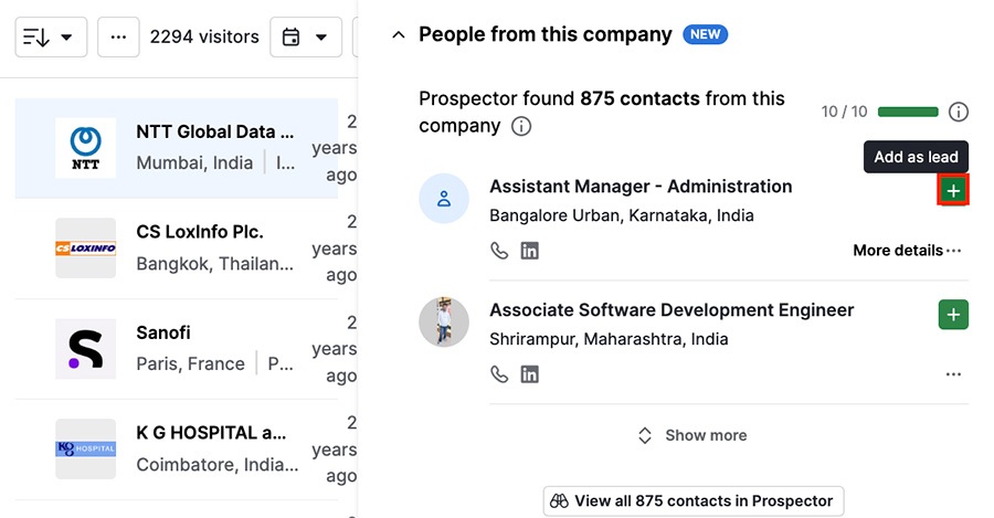 Web Visitors - Knowledge Base | Pipedrive